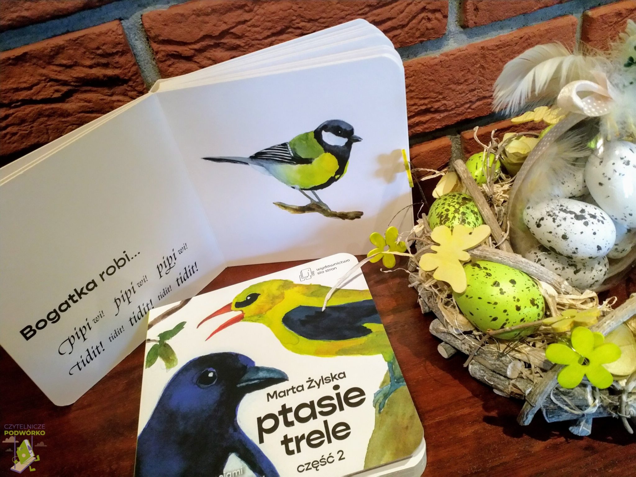 Ptasie trele - recenzja książeczek wyd. Sto Stron – Czytelnicze Podwórko